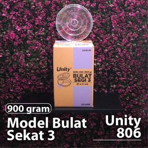 Jual Toples Unity 806 - Model Bulat Sekat 3 - Volume 900 gram - 0.9 kg ...