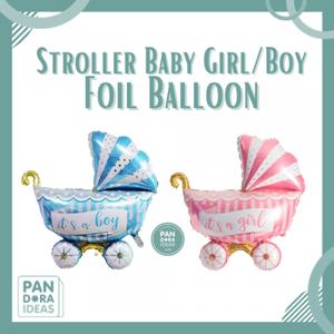 Jual Big Stroller Baby Foil Balloon / Balon Jumbo Keranjang Bayi - Pink ...