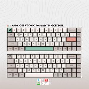 Jual NEW PRODUK AKKO 3068 V2 9009 RETRO MECHANICAL KEYBOARD - Kota ...