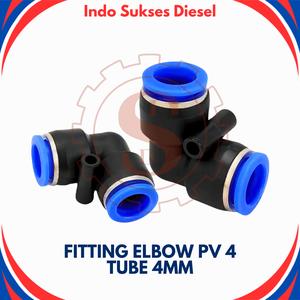 Jual MPV 4 Fitting Elbow PV Pneumatic Siku Selang 4mm - Jakarta Barat ...