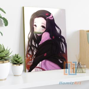 Jual Z Katana Kimetsu No Yaiba / Poster Demon Slayer / Nezuko / Cosplay ...