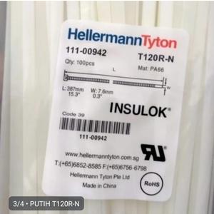 Jual Free Ongkir! Hellerman Tyton Insulok T120R-W Uv Resistant/ T120R-N - PUTIH T120R-N ...