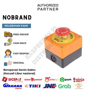 Jual PUSH BUTTON TOMBOL EMERGENCY STOP 22mm 1 NC PLUS BOX Plus Name ...
