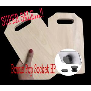 Jual COD BONUS POP SOCKET Talenan Kayu Persegi Tebal Panjang Ukuran ...