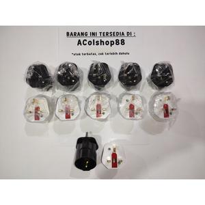 Jual Colokan Listrik Kaki 3 Ke 2 Model Uk To Eu Tipe G Stop Kontak Ac ...