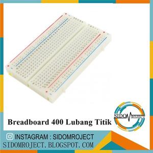Jual Breadboard 400 Lubang Titik Tie Point Prototipe Arduino Raspberry ...