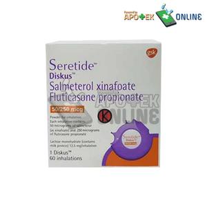 Jual SERETIDE DISKUS 50/250 MCG/SALMETEROL/FLUTICASONE/ASMA/SESAK NAFAS ...