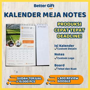 Jual Kalender Meja Custom BTKM NOTE - Souvenir Unik/Kalender Duduk 2024 ...