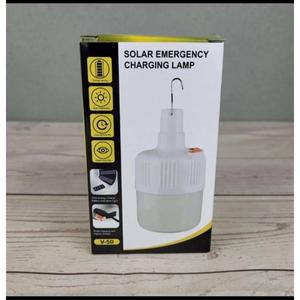 Jual Jenius Lampu SOLAR BULAT bohlam solar panel 45w emergency lamp ...