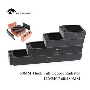 Jual Bykski 60mm Thick Full Copper Radiator PC Water Cooling Radiator ...