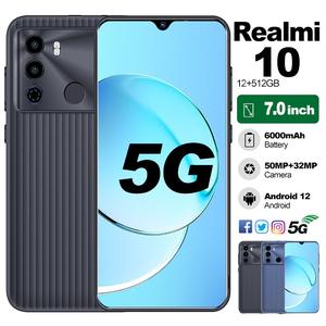 Jual Realmi 10 PRO 8/256 Layar 7 inch 50MP AI Kamera Handphone android ...