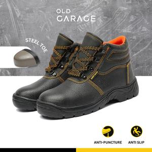 Jual Sepatu Safety Shoes Middle Cut Ujung Besi Steel Toe - Jakarta ...