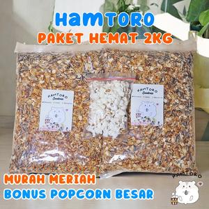 Promo PAKET HEMAT 2KG Makanan Hamster BONUS 15g POPCORN - Kota ...