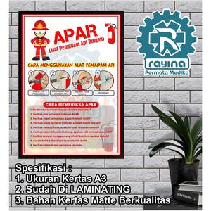 Jual NEW Poster Apar (alat Pemadam Api Ringan) - Jakarta Pusat - Genie ...