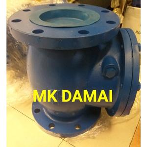 Jual Check valve Flange JIS 10K ukuran 5 inch - Swing check valve JIS ...