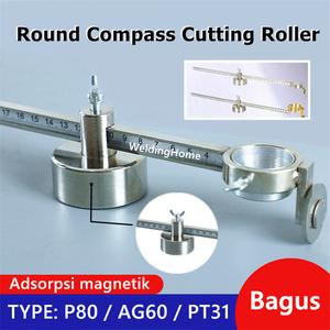 Jual Adsorpsi magnetik Round Cutting Roller Guide Wheel Torch 80 AG60 ...