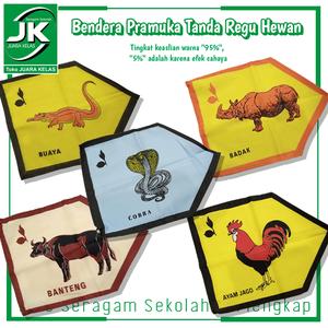 Jual [toko Juara Kelas] Bendera Tanda Regu Hewan- Bendera Hewan Pramuka ...