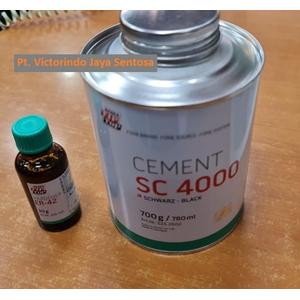 Jual Lem conveyor SC4000 ( 700 gram ) Black + Hardener Rema Tip top SC ...