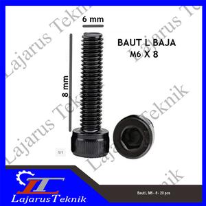 Jual Baut L M6 x 8 MM - 20 pcs - Kota Cimahi - lajarus teknik | Tokopedia