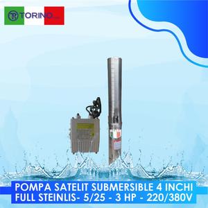 Jual POMPA SATELIT SUBMERSIBLE CASING 4 INCHI STEINLIS - 5/25 - 3 HP - Best - Kota Bandung ...