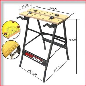 Jual Portable workbench saw - meja tukang kayu craft - meja kuda kuda ...