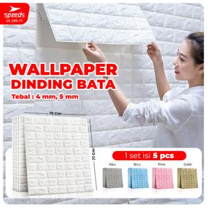 Jual SPEEDS Wallpaper Dinding 3D Tebal 5mm stiker tahan air busa ...
