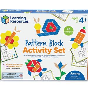 Jual Learning Resources Pattern Block Activity Set, 20,Double-Sided Cards, - Kota Depok ...