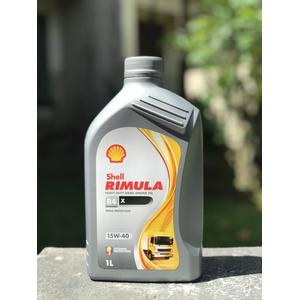 Jual OLI SHELL RIMULA R4 X SAE 15W-40 DIESEL ENGINE OIL GALON 1 LITER ...