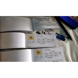 Jual [2 Pcs] Struk Pembelian Token Listrik (50 Lembar) - Jakarta Pusat ...