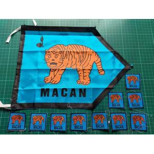 Jual TANDA REGU MACAN BIRU SET BENDERA PENGGALANG PUTRA PRAMUKA ...