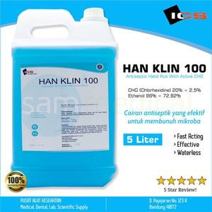 Jual Han Klin Antiseptik Sanitizer atau Antiseptic Hand Rub Galon 5 ...