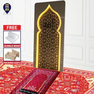 Jual Hiasan Mushola/Hiasan Tempat Shalat/Arah Kiblat/Mihrab/Partisi ...