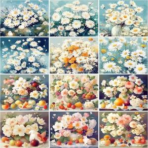 Jual Produk lukisan dengan angka, gambar dari angka bunga dan buah ...