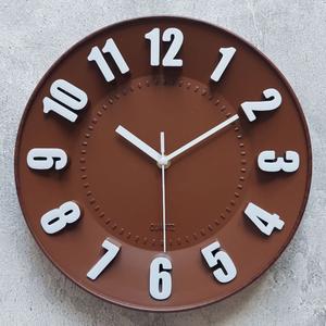 Jual Jam Dinding Minimalis Polos Gold Angka Timbul Desain Modern Warna ...