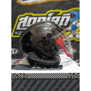 Jual HELM KYT KYOTO BLACK GLOSS ORIGINAL HELM KYT KYOTO HITAM GLOSS ...