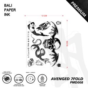 Jual Avenged 7Fold PMD008 - Premium Tattoo - By Bali Paper Ink ...