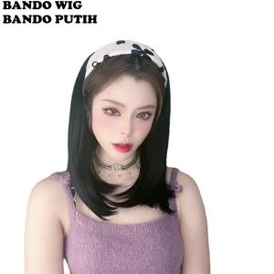 Jual Wig Bando Cantik Simple Wanita Korean Version Model Panjang Dan ...