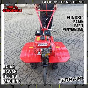Jual Mesin Traktor Bajak Tanah Sawah Parit Penyiang Kebun Cultivator ...