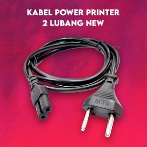 Jual Kabel Power 2 Lubang Printer TV Cable Adaptor Power Supply Printer ...