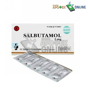 Jual SALBUTAMOĹ 2MG 1 STRIP 10 TABLET - Jakarta Pusat - Apotek Favorit ...