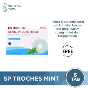 Jual Tablet Hisap SP Troches Meiji Mint 6 Tablet - Obat Mulut ...