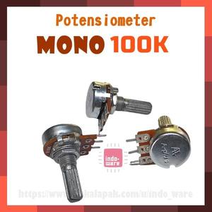 Jual POTENTIOMETER 100K POTENSIO 100 KILO MONO 100 K POTENSIO METER ...