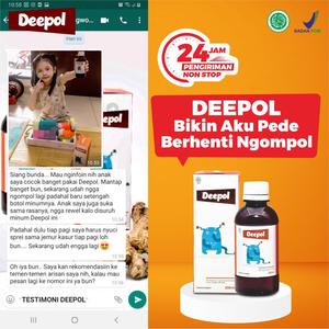 Jual DEEPOL - Original Madu Herbal Atasi Anak Ngompol Sembelit & Perut ...