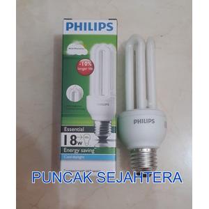 Jual LAMPU PHILIPS ESSENTIAL 3U 18W 18 WATT WOW - Jakarta Pusat - suryanisembako | Tokopedia