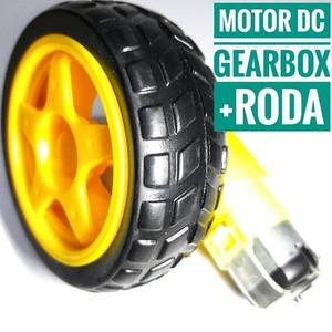 Jual Motor Dc Gearbox + Roda Besar Smart Car Balancing Line Follower ...