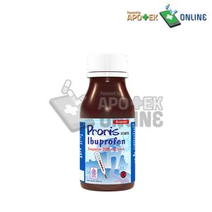 Jual PRORIS SUSP FORTE 50 ML STRAWBERRY (IBUPROFEN/PEREDA NYERI/DEMAM ...