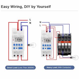 Jual Digital Timer Switch 220V 16A Programmable Saklar 16waktu MCB Din ...