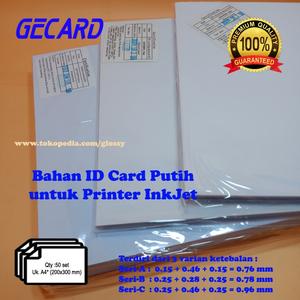 Jual PVC BAHAN ID CARD PUTIH 50 SET [TERBARU[TERLARIS[ORIGINAL[ASLI ...
