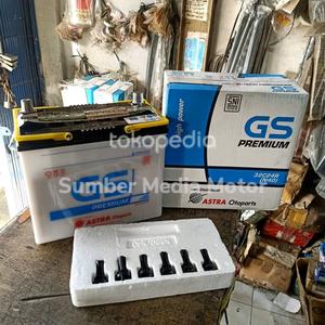 Jual Aki Accu Basah Mobil GS Premium Astra N40 12V-40AH Original Best ...