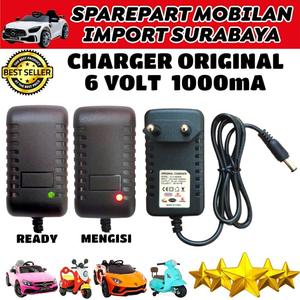 Jual SELLER ORIGINAL ADAPTOR 12V 6V CHARGER MOTOR MOBIL AKI MAINAN ...